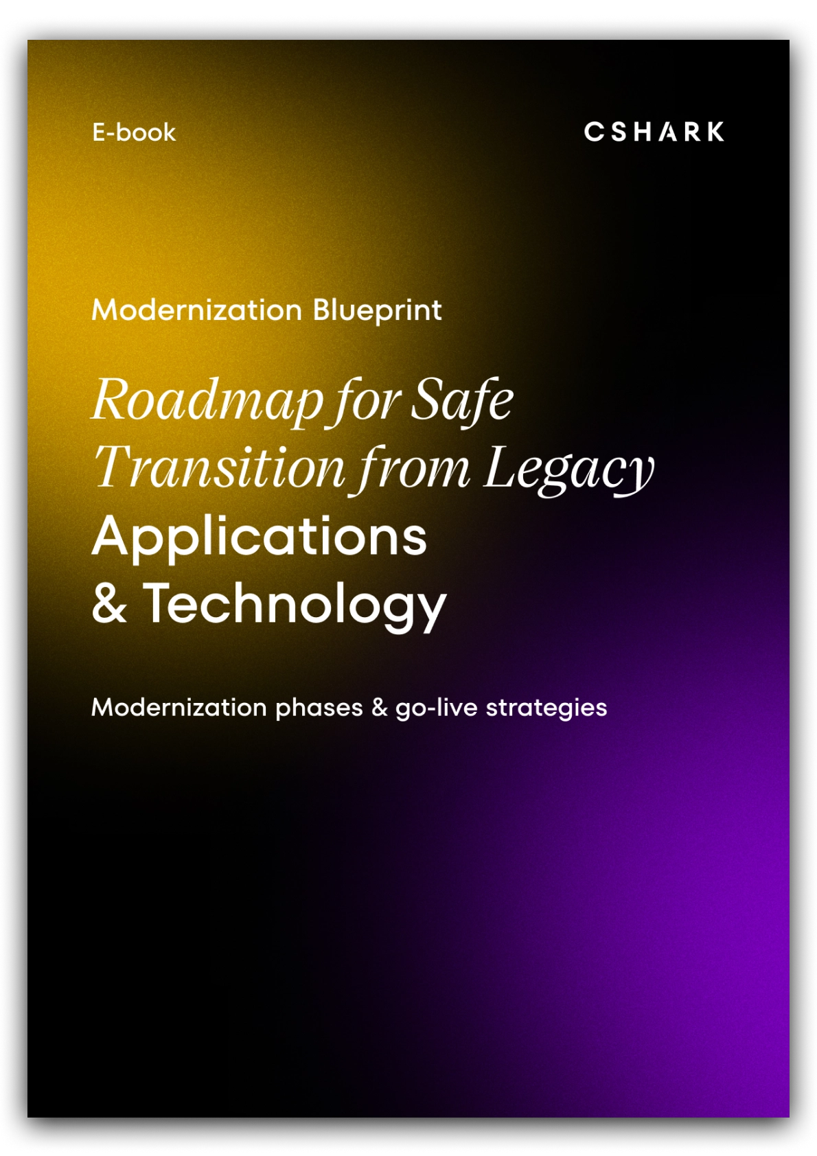 Modernization Blueprint - CSHARK